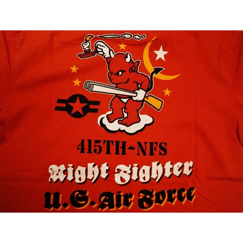 TEDMAN（テッドマン） TEDMAN/エフ商会 半袖Tシャツ TDSS-544 "415th Night Fighter Squadron ...