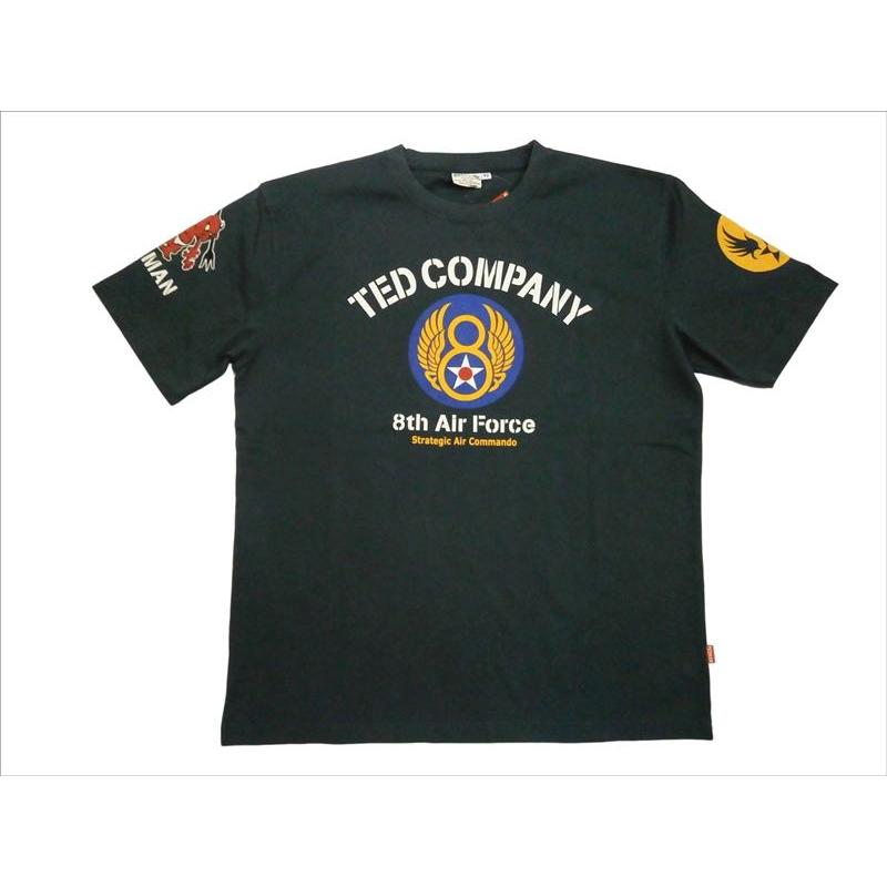 TEDMAN テッドマン TEDMAN/エフ商会 半袖Tシャツ TDSS-555 "8TH AIR FORCE/FLYING DEVIL ...