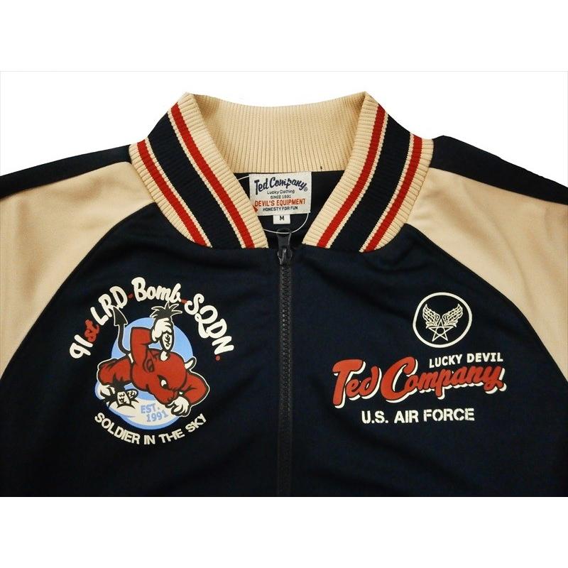 TEDMAN（テッドマン） TEDMAN/エフ商会 ジャージ TJS-2700 『DEVILS ATTACK』アメカジ・ジャージ/トラックジャケット ネイビー : ブロスクロージング - 通販 ...