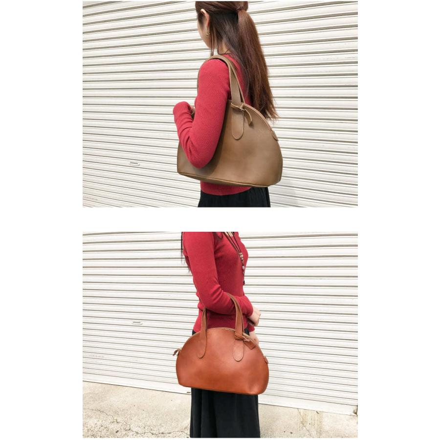 TIDEWAY 牛革 ボストン バッグ レディース 日本製 タイドウェイ DK BOSTON BAG 本革 レザー ハーフムーン tideway : BROTHERHOOD - 通販 ...