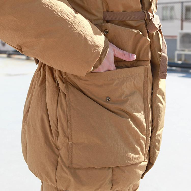 norbit ノービット アウター ダウンジャケット Shawl Collar Boa Down Jacket : BROWN FLOOR ...