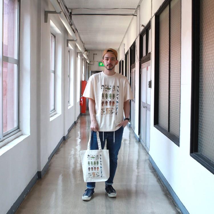 Natural Bicycle ナチュラルバイシクル Naturalbicycle × Shige-chan Land トートバッグ "シゲ ...