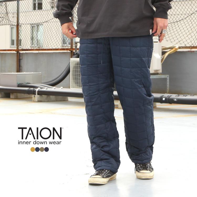 TAION タイオン ダウンパンツ DOWN PANTS : BROWN FLOOR - 通販 TAION タイオン ダウンパンツ DOWN PANTS : BROWN FLOOR - 通販