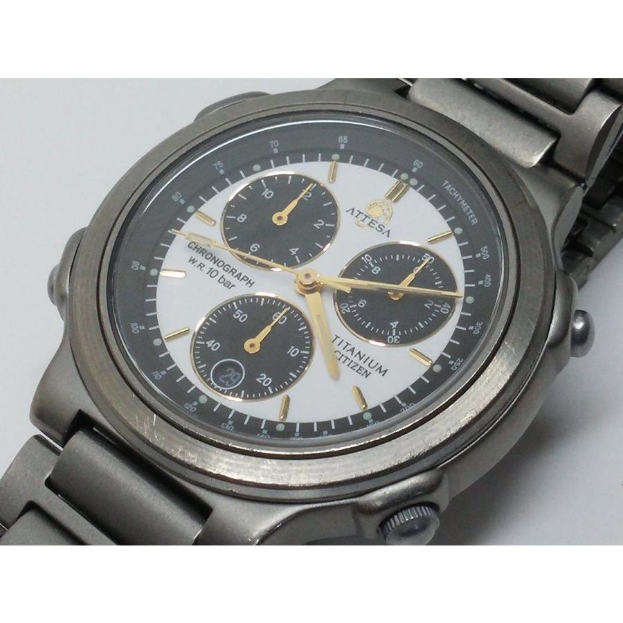 ☆CITIZEN☆シチズン アテッサ クロノグラフ 最初期クロノ チタン3560-352653 送料無料! : BrandsCOM - 通販 ...