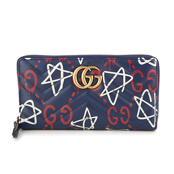 GUCCI 並行輸入 グッチ 長財布(ラウンドファスナー) ゴースト 448087 DSSCT 4179 ネイビー 紺/ゴールド 爆買 : ブランドストリートリング - 通販 - Yahoo ...
