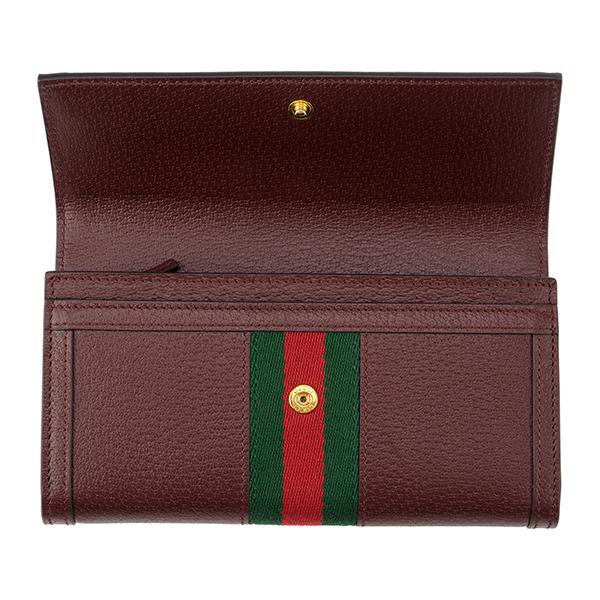 GUCCI 並行輸入 グッチ 長財布 オフィディア 523153 DJ2DG 6673レディース アウトレット ワインレッド : ブランド ...