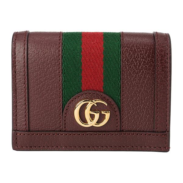 GUCCI 並行輸入 グッチ 2つ折り財布 ワインレッド 523155 DJ2DG 6673 爆買 : ブランドストリートリング - 通販 ...
