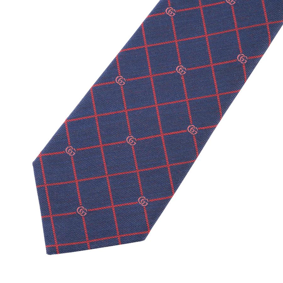 グッチ ネクタイ ダブルG＆チェック 721189 4E652 4274 : g7211894e6524274 : ブランドストリートリング - 通販 - Yahoo!ショッピング