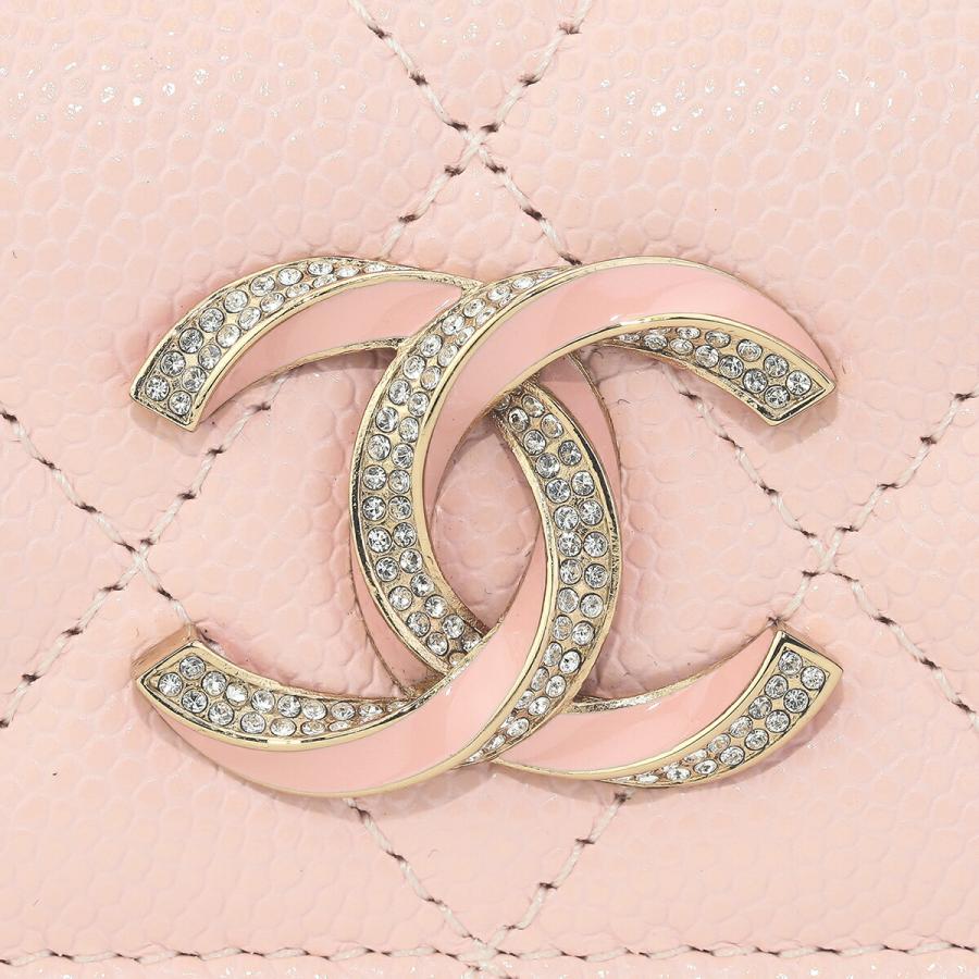 CHANEL シャネル 3つ折り財布 キャビアスキン AP0230 B10738 CHANEL シャネル 3つ折り財布 キャビアスキン AP0230 B10738