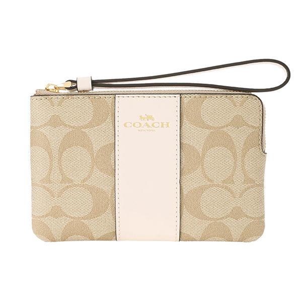 COACH 並行輸入 コーチ ポーチ シグネチャー 58035 IMDQCレディース ライトカーキ : ブランドストリートリング - 通販 ...