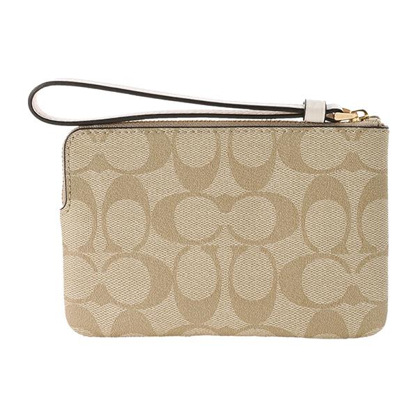 COACH 並行輸入 コーチ ポーチ シグネチャー 58035 IMDQCレディース ライトカーキ : ブランドストリートリング - 通販 ...