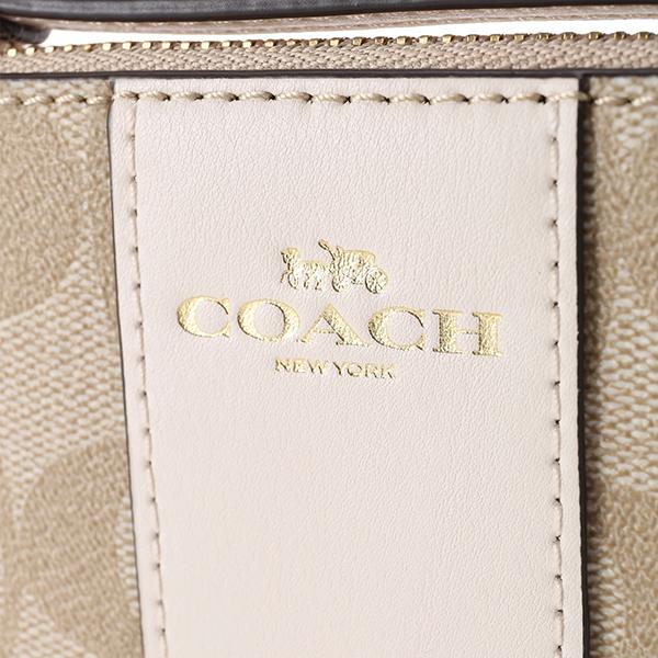 COACH 並行輸入 コーチ ポーチ シグネチャー 58035 IMDQCレディース ライトカーキ : ブランドストリートリング - 通販 ...