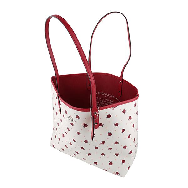 COACH コーチ 2991 リバーシブル テントウムシ トートバッグ PVC