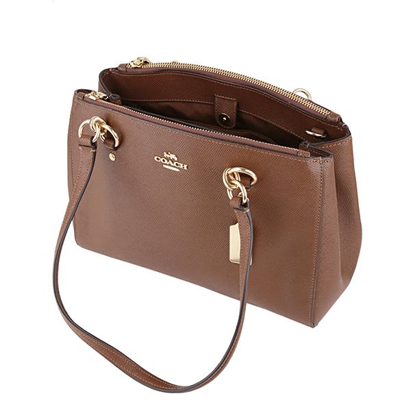 COACH コーチ ハンドバッグ ブラウン 茶 76938 IMEB0 : ブランドストリートリング - 通販 - Yahoo!ショッピング