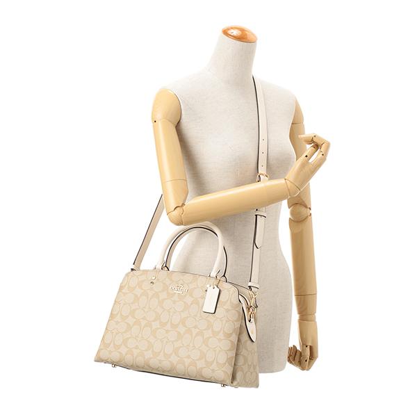 COACH コーチ ハンドバッグ ベージュ 91495 IMDQC : ブランドストリートリング - 通販 - Yahoo!ショッピング