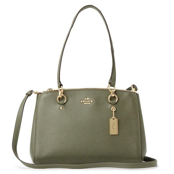 COACH コーチ ハンドバッグ カーキ 緑 F76938 IMMGR : ブランドストリートリング - 通販 - Yahoo!ショッピング