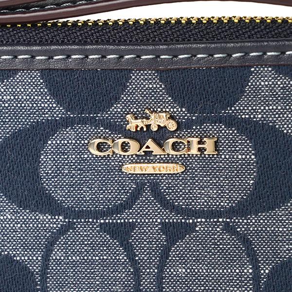 COACH コーチ ポーチ シグネチャー シャンブレー CH371 IMDEI : ブランドストリートリング - 通販 - Yahoo!ショッピング