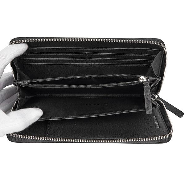 ARMANI 並行輸入 アルマーニ 長財布(ラウンドファスナー) エンポリオアルマーニ Y4R169 Y138E 81072メンズ ブラック ...