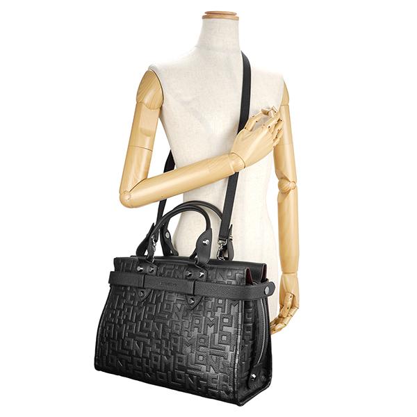 LONGCHAMP ロンシャン ハンドバッグ ブラック 黒 ラ LONGCHAMP ロンシャン ハンドバッグ ブラック 黒 ラ