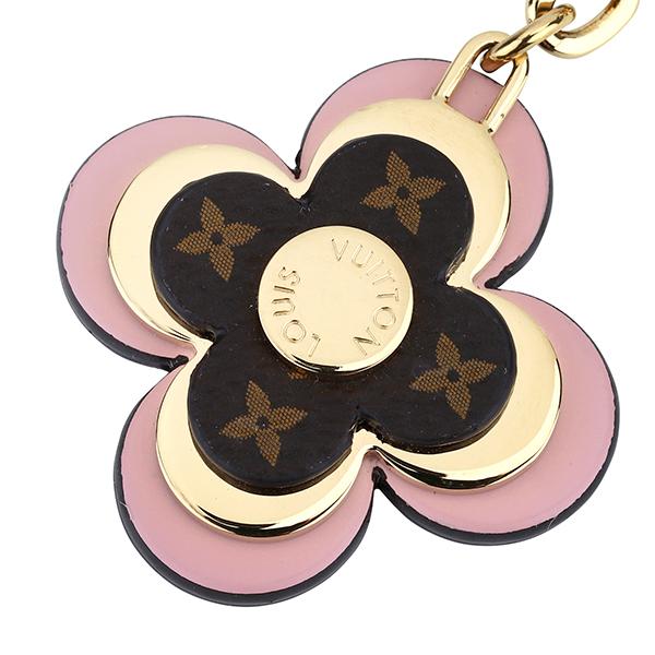 LOUIS VUITTON ルイヴィトン キーホルダー Louis Vuitton モノグラム ポルト クレ・ブルーミング フラワー BB ...