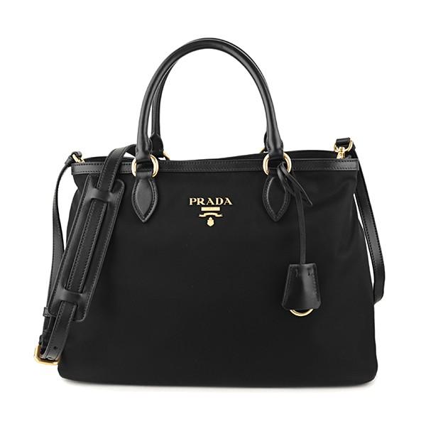PRADA プラダ ハンドバッグ テスート ソフトカーフ 1BA579 QXO F0002 ブラック 黒 : ブランドストリートリング - 通販 - Yahoo!ショッピング