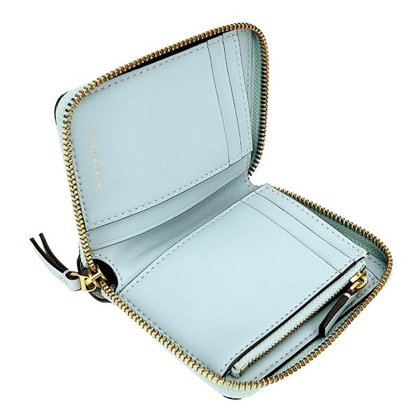 TORY BURCH 並行輸入 トリーバーチ 2つ折り財布 ブリテン 139266 409レディース ライトブルー 水色 : ブランド ...