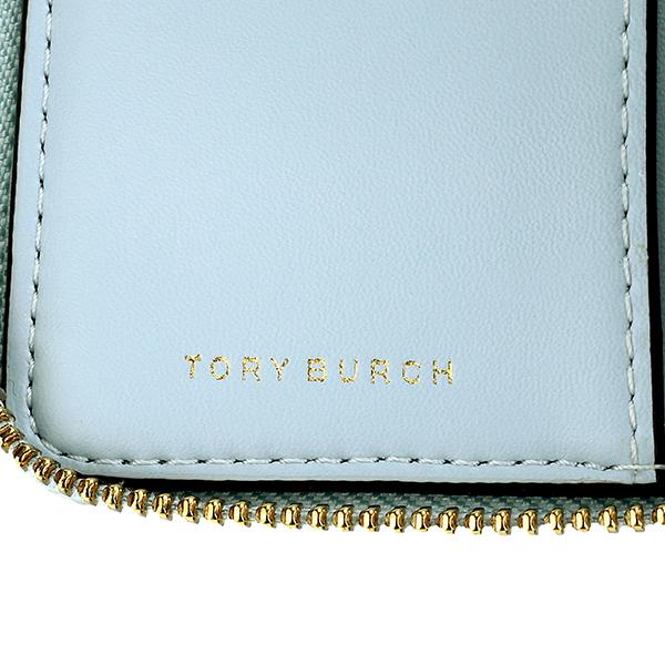 TORY BURCH 並行輸入 トリーバーチ 2つ折り財布 ブリテン 139266 409レディース ライトブルー 水色 : ブランド ...