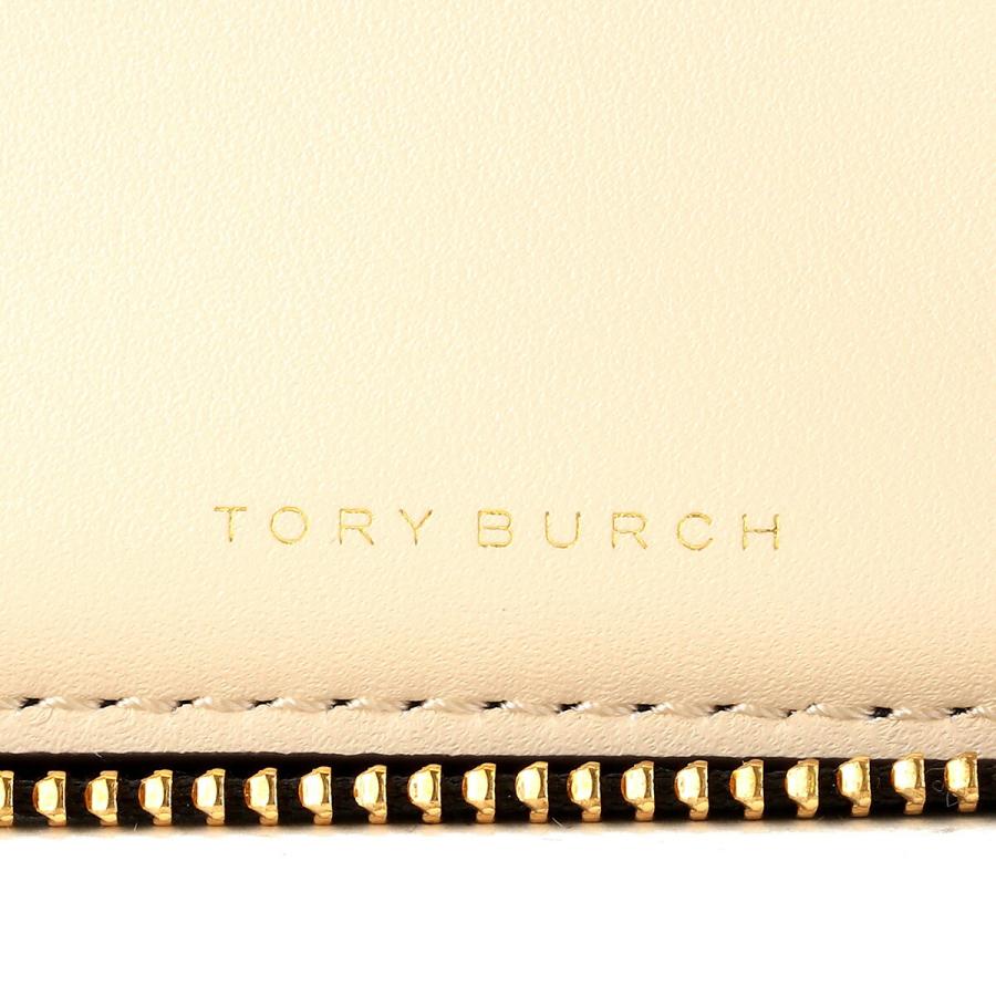 TORY BURCH トリーバーチ 2つ折り財布 Tモノグラム コントラスト TORY BURCH トリーバーチ 2つ折り財布 Tモノグラム コントラスト
