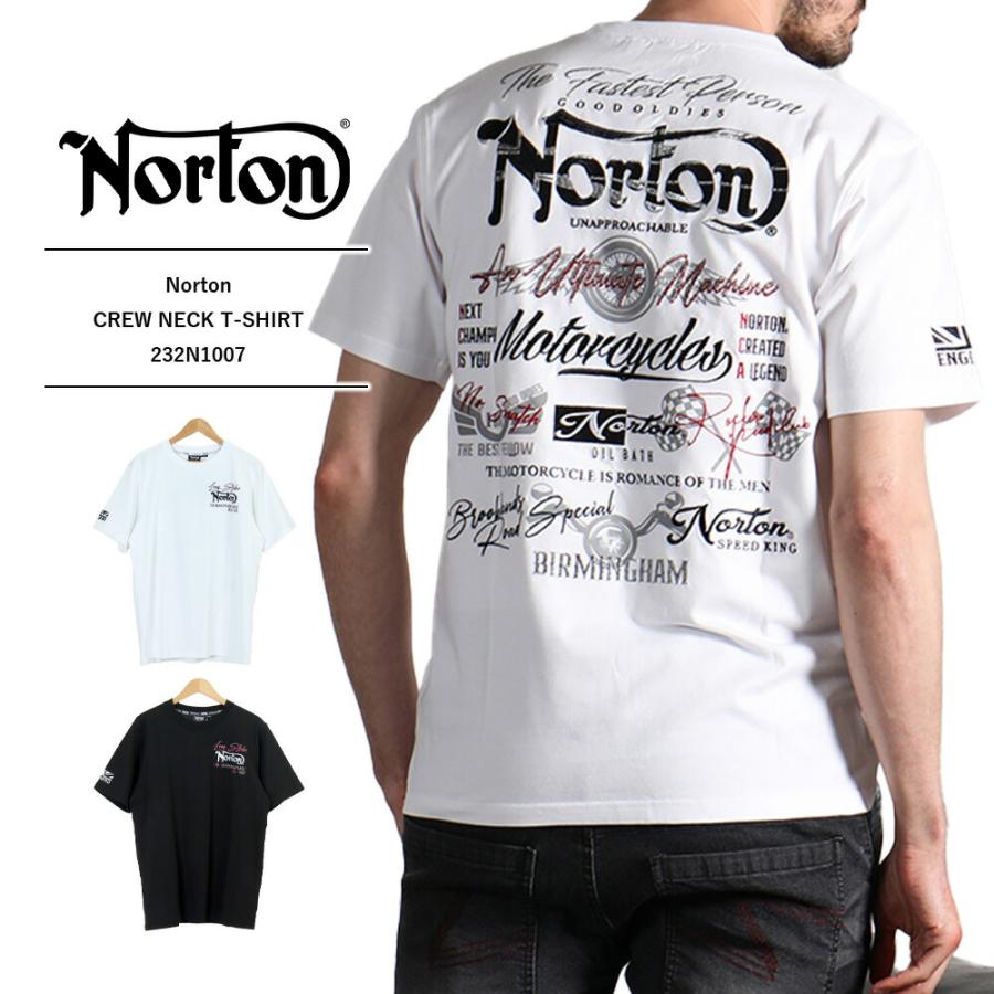 ノートン nortonメンズ服 Norton tシャツ クルーネック Tシャツ 半袖 メンズ 232N1007 : REGAS - 通販 - Yahoo!ショッピング