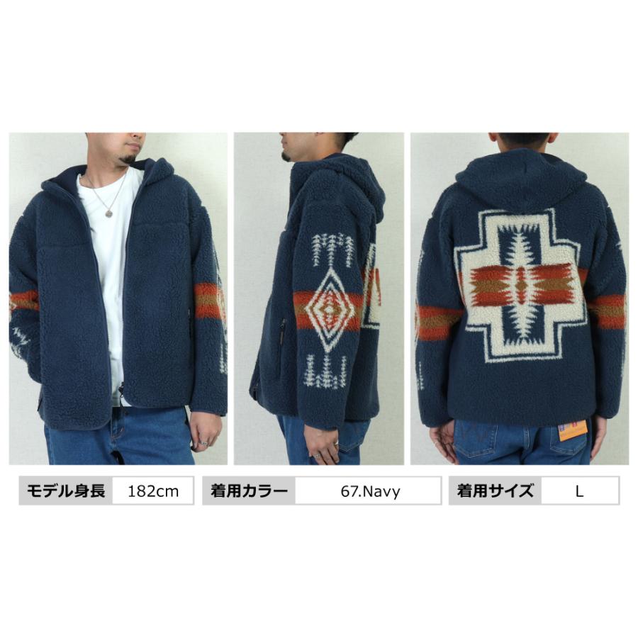 PENDLETON(ペンドルトン) MENS BOA ZIP HOODIE / メンズ ボアジップフーディー 2475-9016 : 2475-9016 : REGAS - 通販 ...