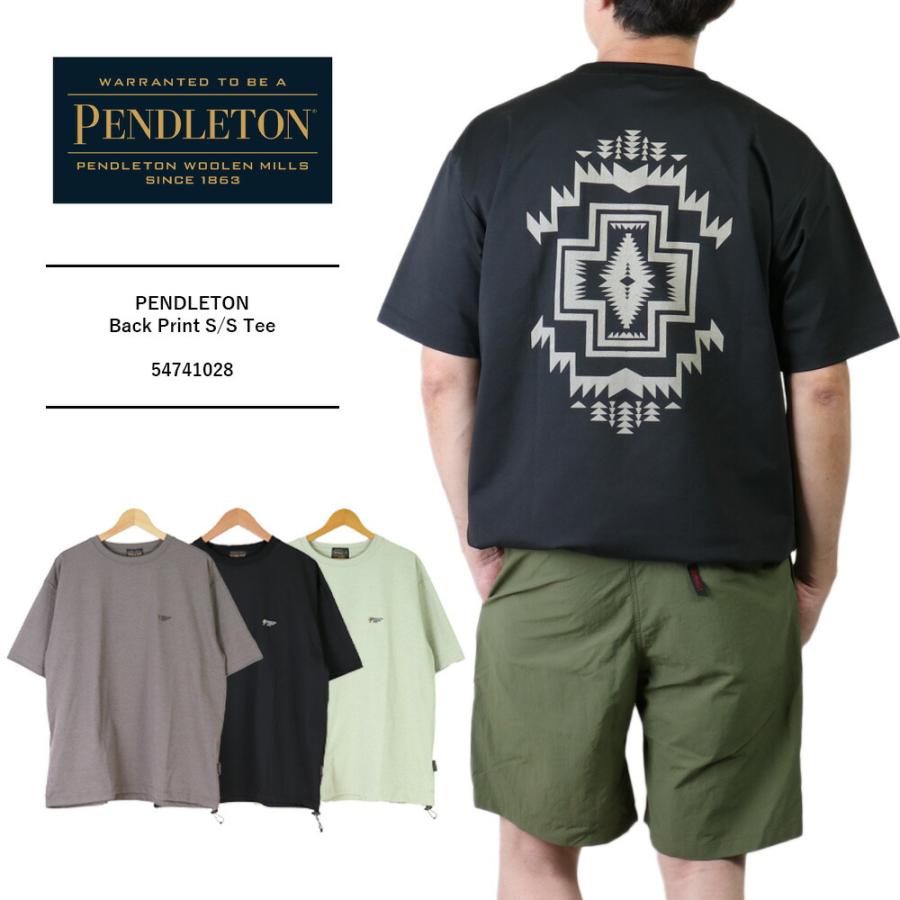 ペンドルトンtシャツ PENDLETON 3275-2006 Tシャツ バックプリント オーバーサイズ ユニセックス メンズ レディース ゆうパケット送料無料 : 3275-2006 ...