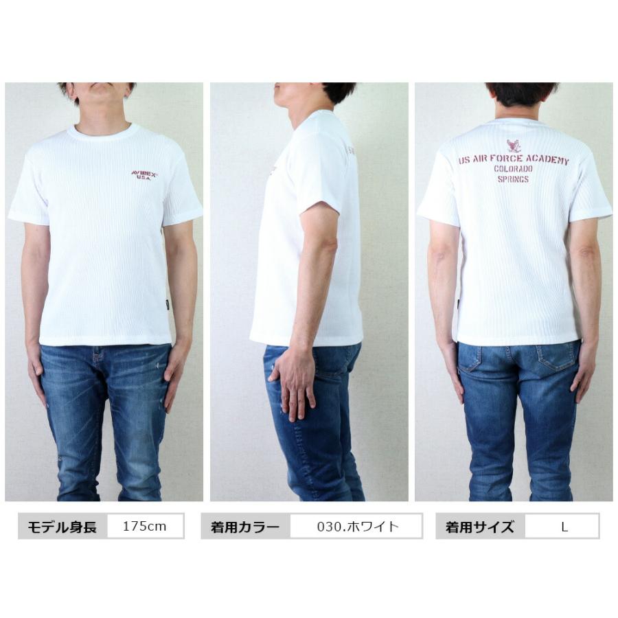 AVIREX Tシャツ 半袖 アビレックス メンズ 新作 ブランド ミニワッフル 7835134021 ホワイトブラック : REGAS - 通販 - Yahoo!ショッピング