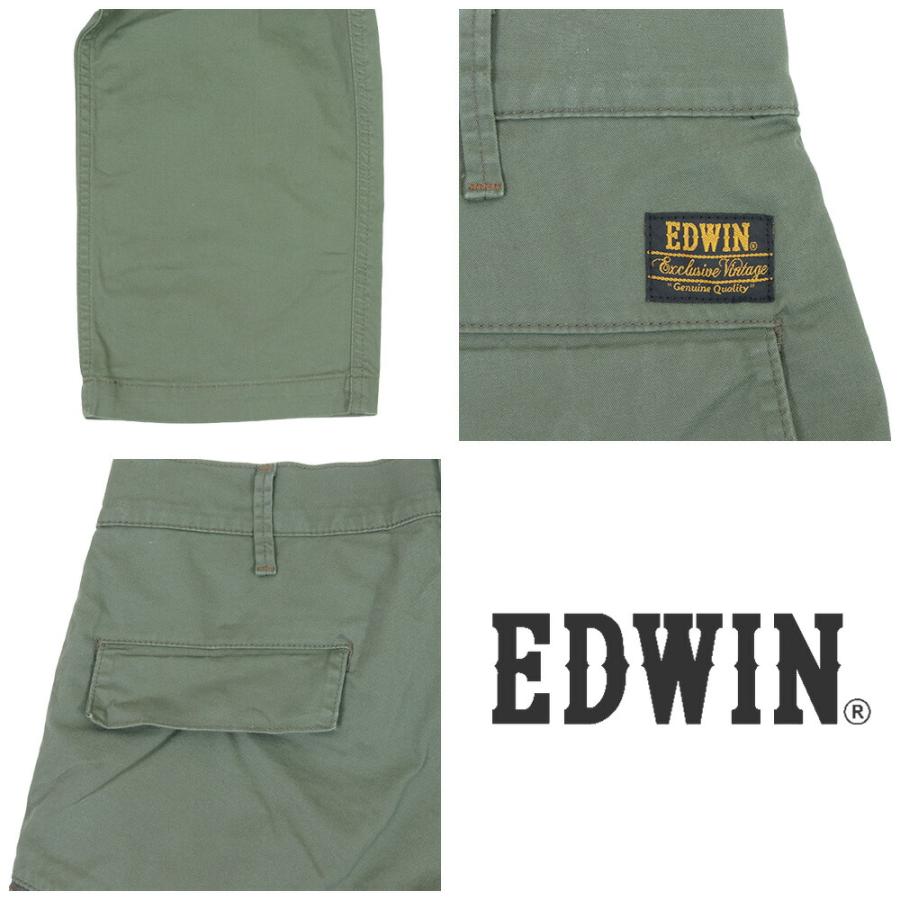 エドウイン XV EDWIN ジーンズ カーゴパンツ メンズ レギュラーストレート XVシリーズ ストレッチ カジュアル 2WAYポケット 大人 EXK02 : exk02 : REGAS ...