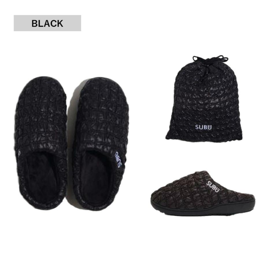SUBU SALE セール サンダル メンズ スリッパ スブ 冬用サンダル CONCEPT 防寒 キルティング BUMPY デコボコ ブラック SC-043 SC-044 : REGAS ...