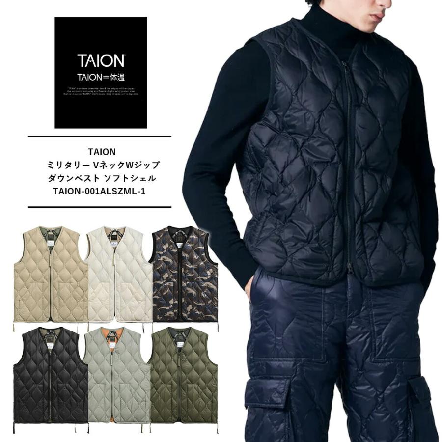 TAION セール SALE タイオン ダウン メンズ ダウンベスト taion ベスト インナーダウンベスト 軽量 ゴルフ ナイロン ...