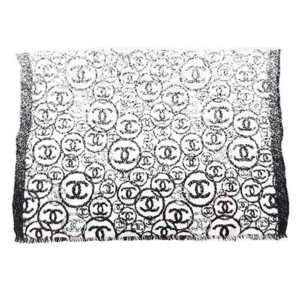 CHANEL シャネル ストール カシミア NOIR WHITE AA0175 :AA0175NOIR:BSproscure - 通販 - Yahoo!ショッピング