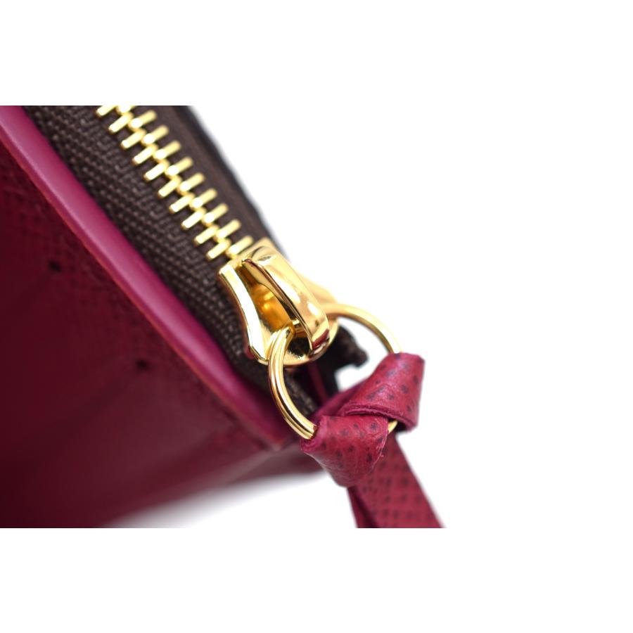 LOUIS VUITTON ルイ・ヴィトン ポルトフォイユ・ヴィクトリーヌ コンパクトウォレット モノグラム フューシャ M41938 ...