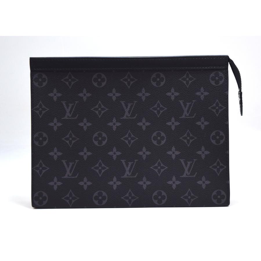 LOUIS VUITTON ルイ・ヴィトン ポシェット・ヴォワヤージュ MM クラッチバッグ エクリプス M61692 ...