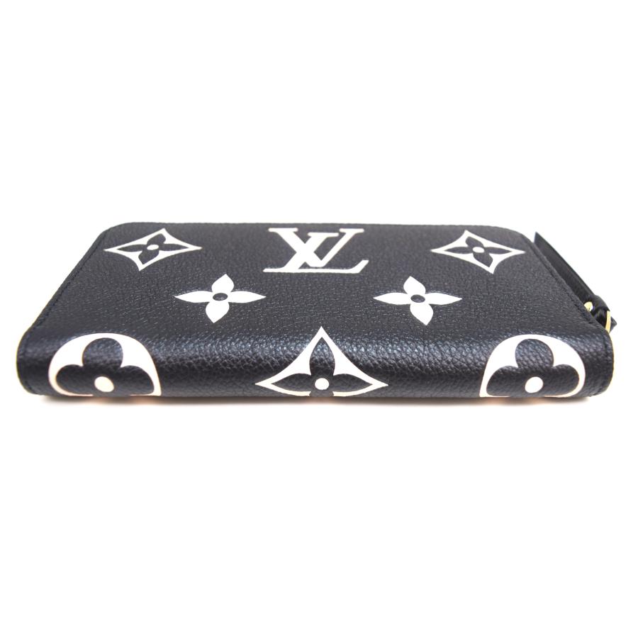 LOUIS VUITTON ルイ・ヴィトン ジッピー・ウォレット 長財布 アンプラント ブラックベージュ M80481 ...