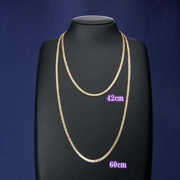 日本製 K18ビスマルクチェーンネックレス 60cm K18造形局刻印入り : BS日テレSHOP公式 - 通販 - Yahoo!ショッピング