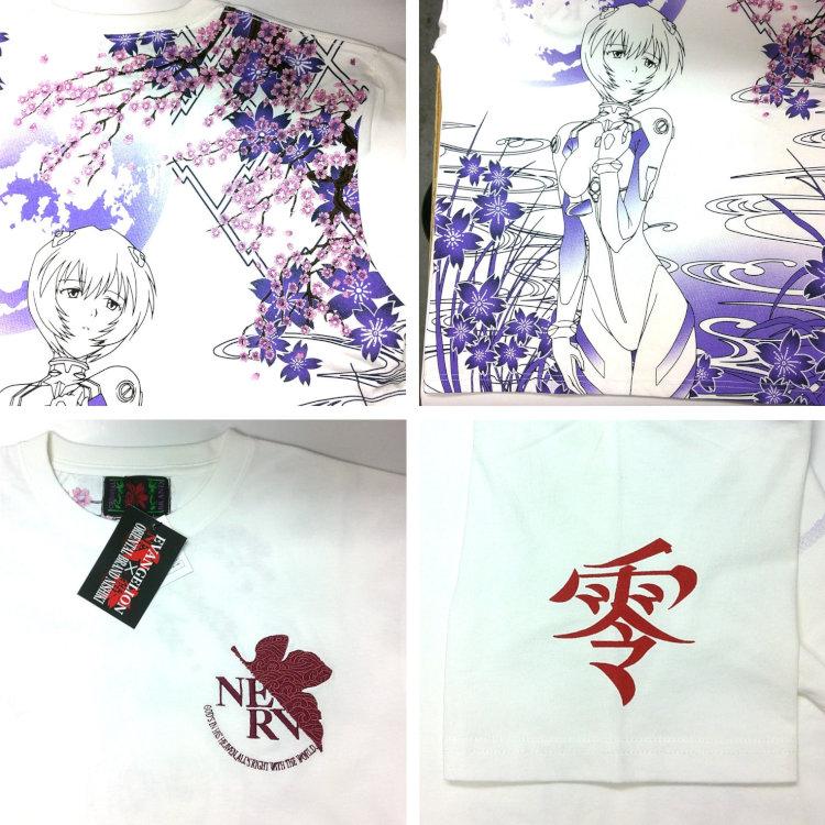 エヴァンゲリオン×錦 コラボ半袖Tシャツ 554218 綾波満桜華 綾波 エヴァンゲリオン×錦 コラボ半袖Tシャツ 554218 綾波満桜華 綾波
