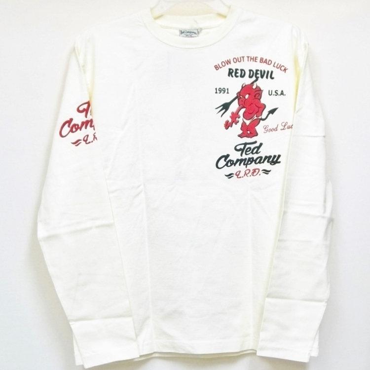 TEDMAN テッドマン ロンT 長袖Tシャツ TDLS314 RED DEVIL アメカジ バイカー ミリタリー : SCRIPT - 通販 - Yahoo!ショッピング
