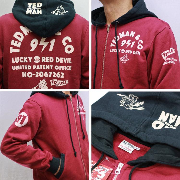 TEDMAN テッドマン TEDMANスウェットパーカー TDSP-157 TEDMAN＆CO. アメカジ バイカー : SCRIPT ...