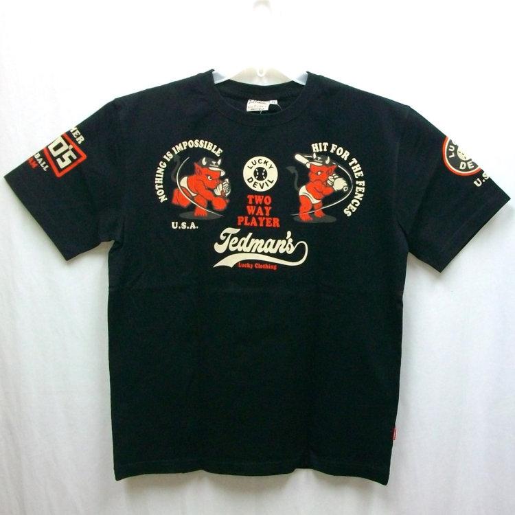 TEDMAN テッドマン TEDMAN半袖Tシャツ TDSS-563 BASRBALL アメカジ 野球 ベースボール : SCRIPT - 通販 - Yahoo!ショッピング
