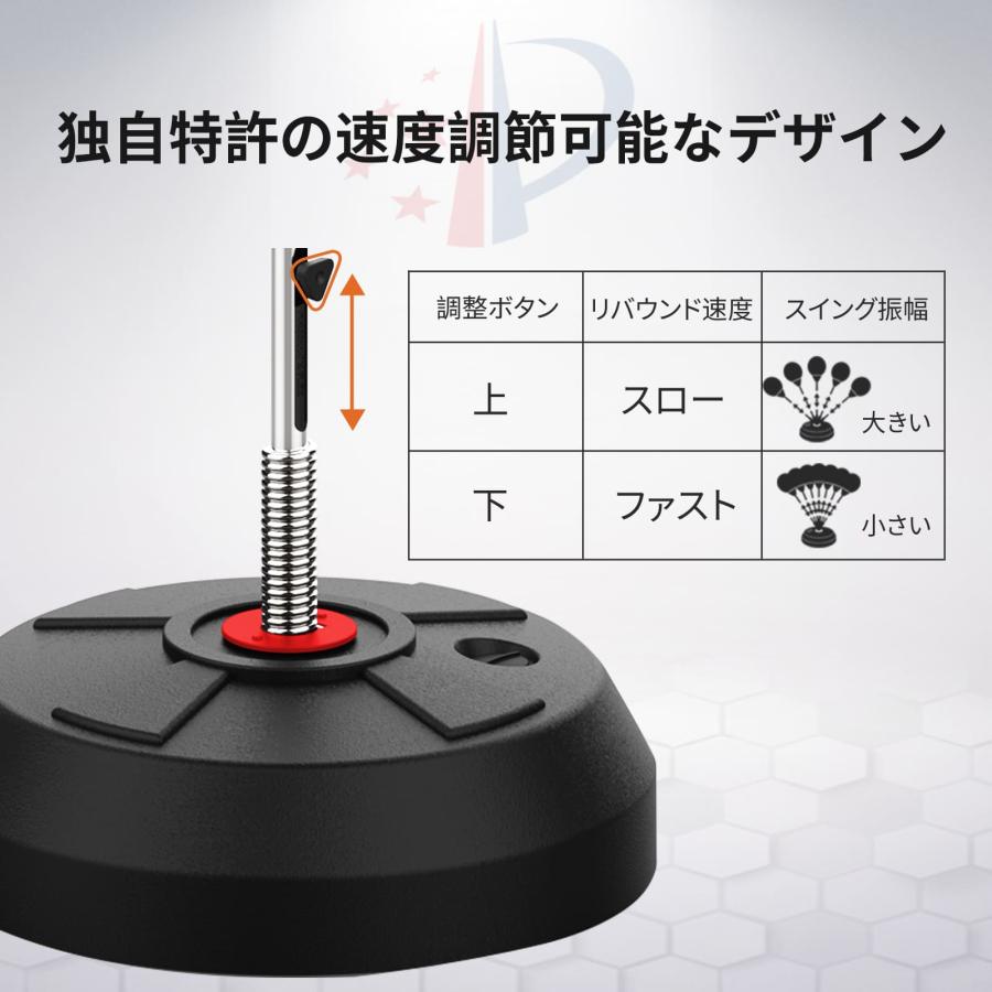 MaxxMMA パンチングボール トレーニング 速度 高さ調節可能 ボクシング MMA ホームジムトレーニング器具 : BROTHER ...
