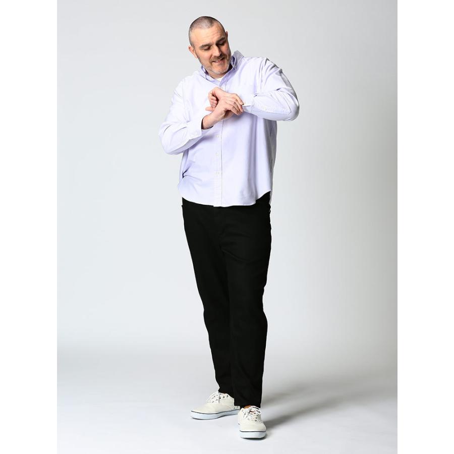 EDWIN（エドウィン） ジーンズ メンズ 大きいサイズ JERSEYS ストレッチ ジップフライ REGULER TAPERED テーパード 伸縮 ブラック 38-50 EDWIN ...