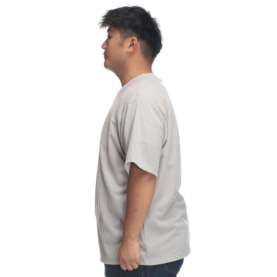 B＆T CLUB 半袖 Tシャツ ランダムジャガード フェイクレイヤード Vネック 3L 4L 5L 6L 7L 8L 9L 相当 大きいサイズ メンズ : 大きいサイズのサカゼン - 通販 ...