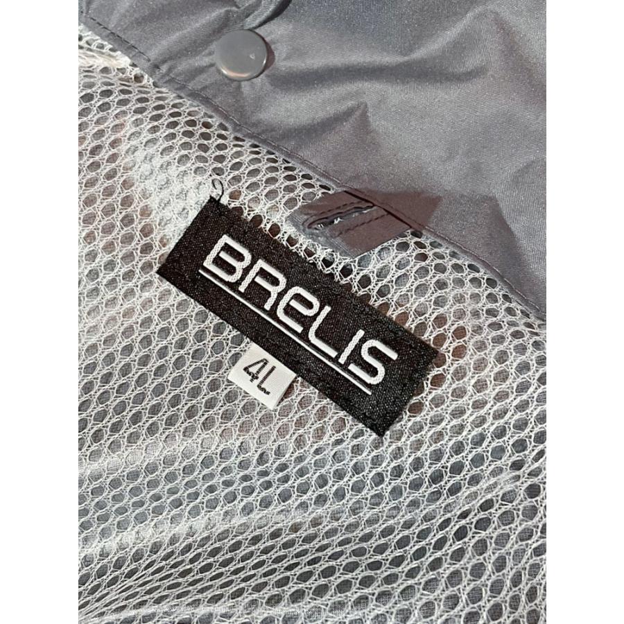 BRELIS ブレリス レインスーツ 大きいサイズ メンズ 極軽快適 撥水加工 汚れ防止 3L 4L 上下セット セットアップ ダークグレー ...