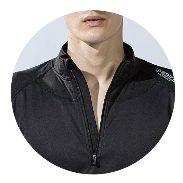 BODY TOUGHNESS おたふく手袋 JW-197 BT防風ハーフジップ ハイネックシャツ ウインドスマッシュ3 : 手袋・梱包資材・安全靴のBtoBデポ - 通販 - Yahoo!ショッピング