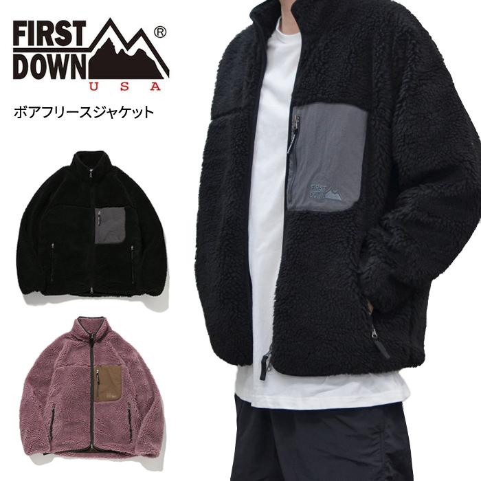 FIRST DOWN USA ファーストダウン ジャケット BOA FLEECE JACKET ボア フリースジャケット アウター ブルゾン F542015 : buddy-stl - 通販 ...
